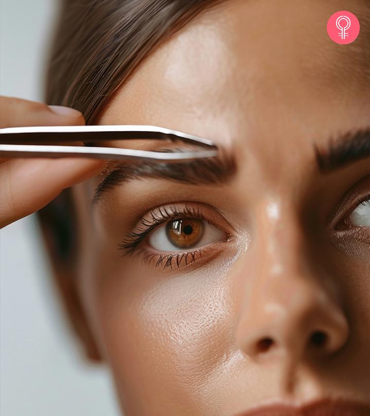 How To Tweeze Your Eyebrows At Home Without Pain