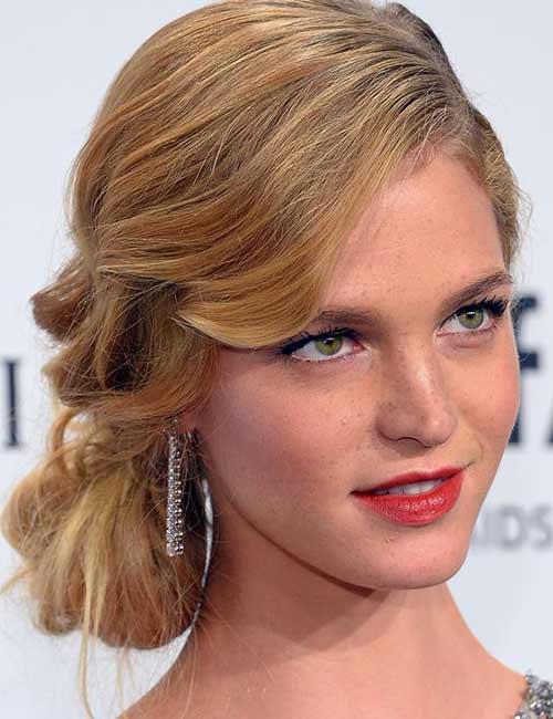 Prom Hairstyles Side Bun