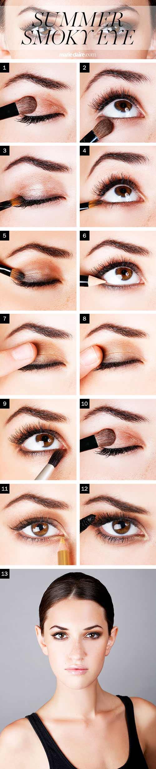 Smokey Eye Makeup Step By Pictures | Saubhaya Makeup
