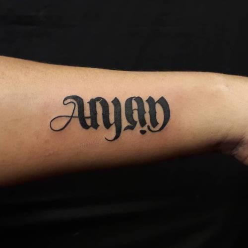 27 Ambigram Tattoo Designs That Will Make You Flip