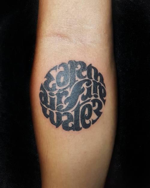 27 Ambigram Tattoo Designs That Will Make You Flip