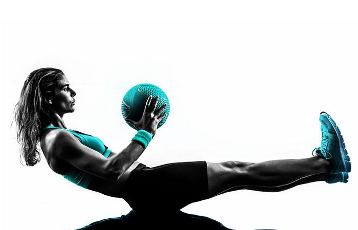 Sit Up With Medicine Ball