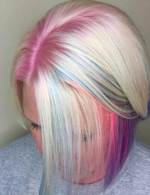 22 Yummy Cotton Candy Hair Color Ideas