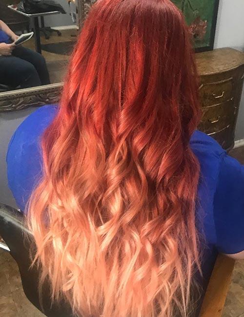 20 Radical Styling Ideas For Your Red Ombre Hair