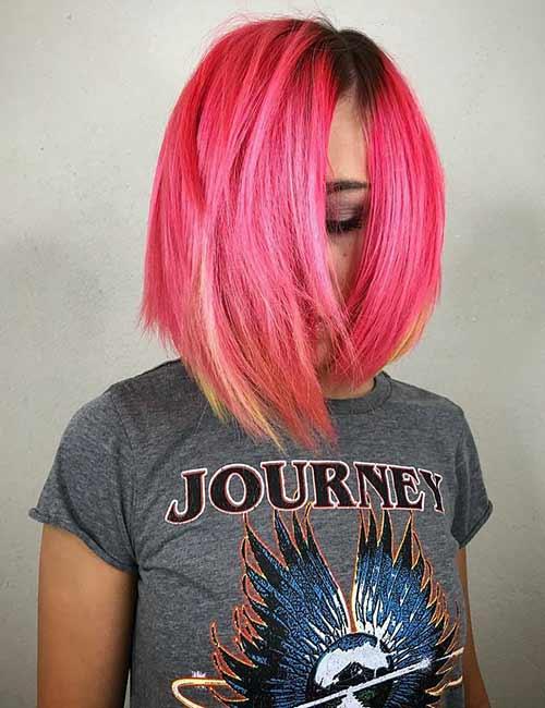 Cotton Candy Scene Hair