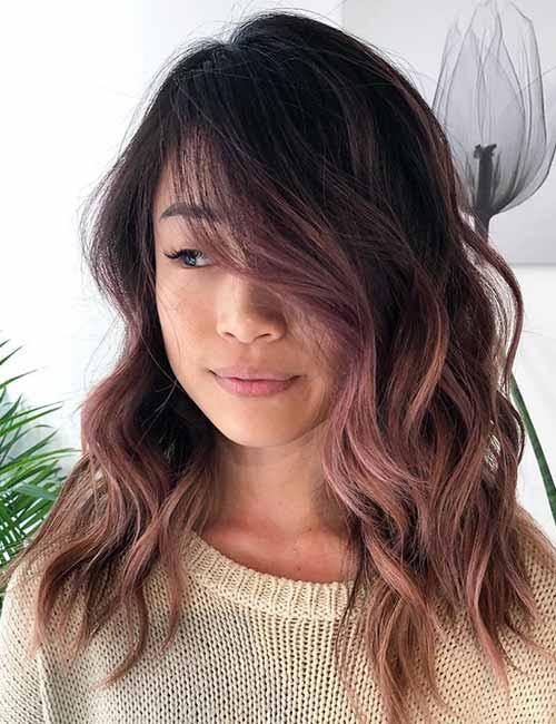 Rose Gold Ombre Hair