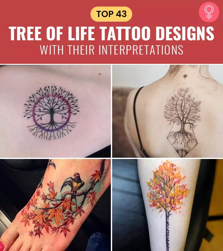 43 Tree Of Life Tattoo Designs With Their Interpretations