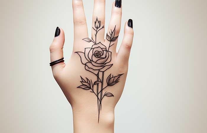 75 Rose Hand Tattoo Designs That Will Amaze You