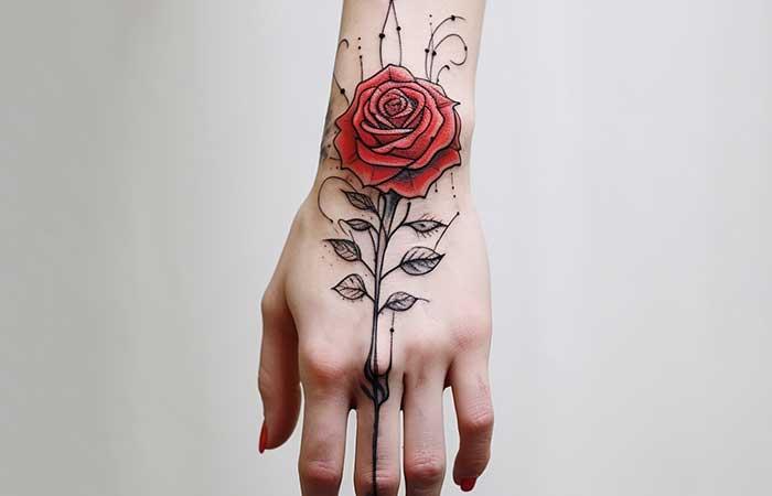 75 Rose Hand Tattoo Designs That Will Amaze You