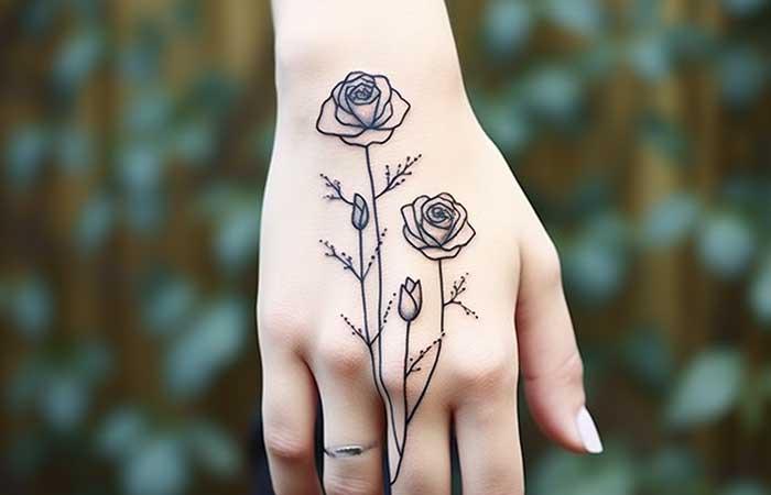 75 Rose Hand Tattoo Designs That Will Amaze You