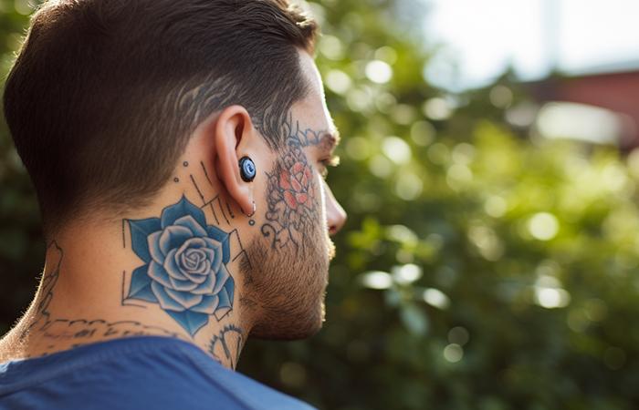 50+ Amazing Rose Neck Tattoo Designs With Their Meanings