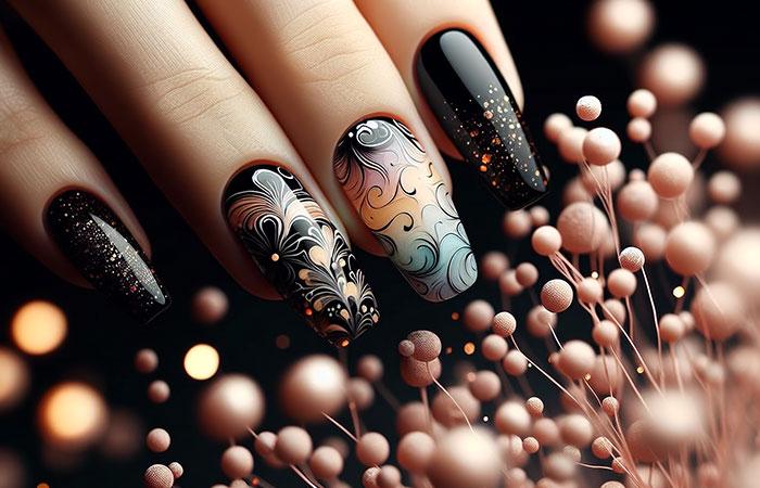 50 Best Black Nail Design Ideas For Stylish Manicures