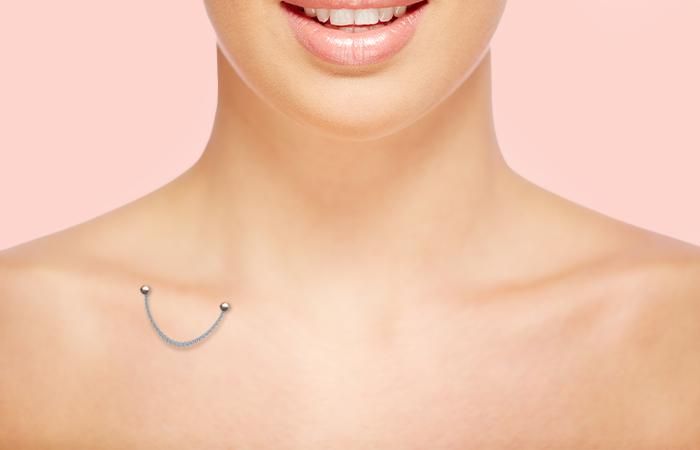 Collarbone Piercing: Types, Pain, Healing, Aftercare & Cost