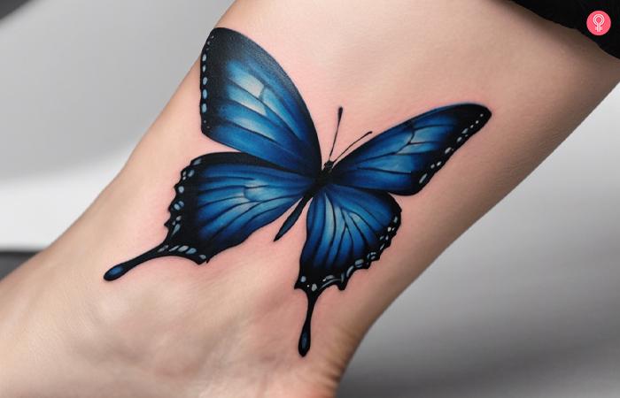 8 Unique Blue Butterfly Tattoo Ideas And Designs