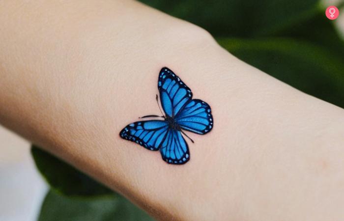 8 Unique Blue Butterfly Tattoo Ideas And Designs
