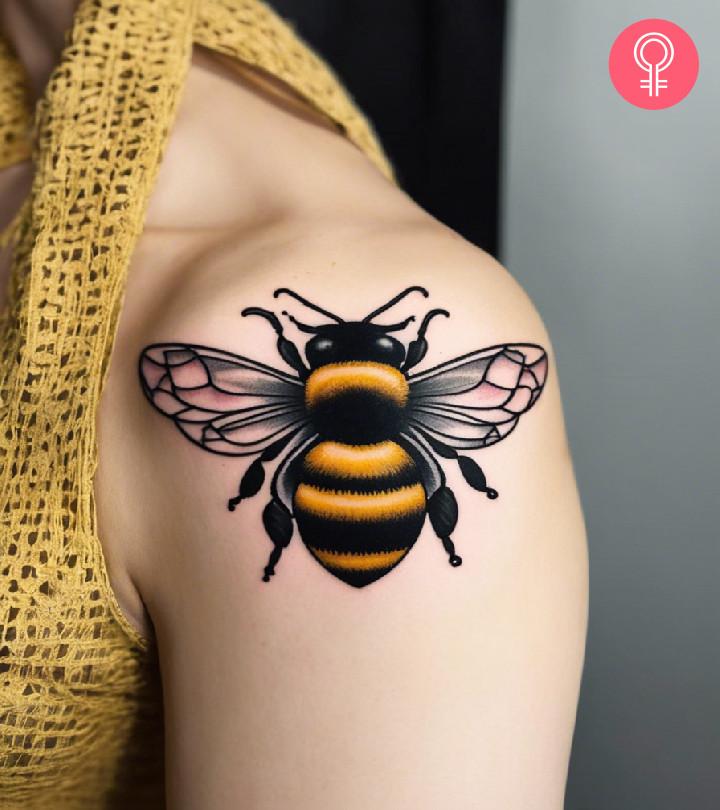 8 Cute Bumble Bee Tattoo Ideas With Meanings