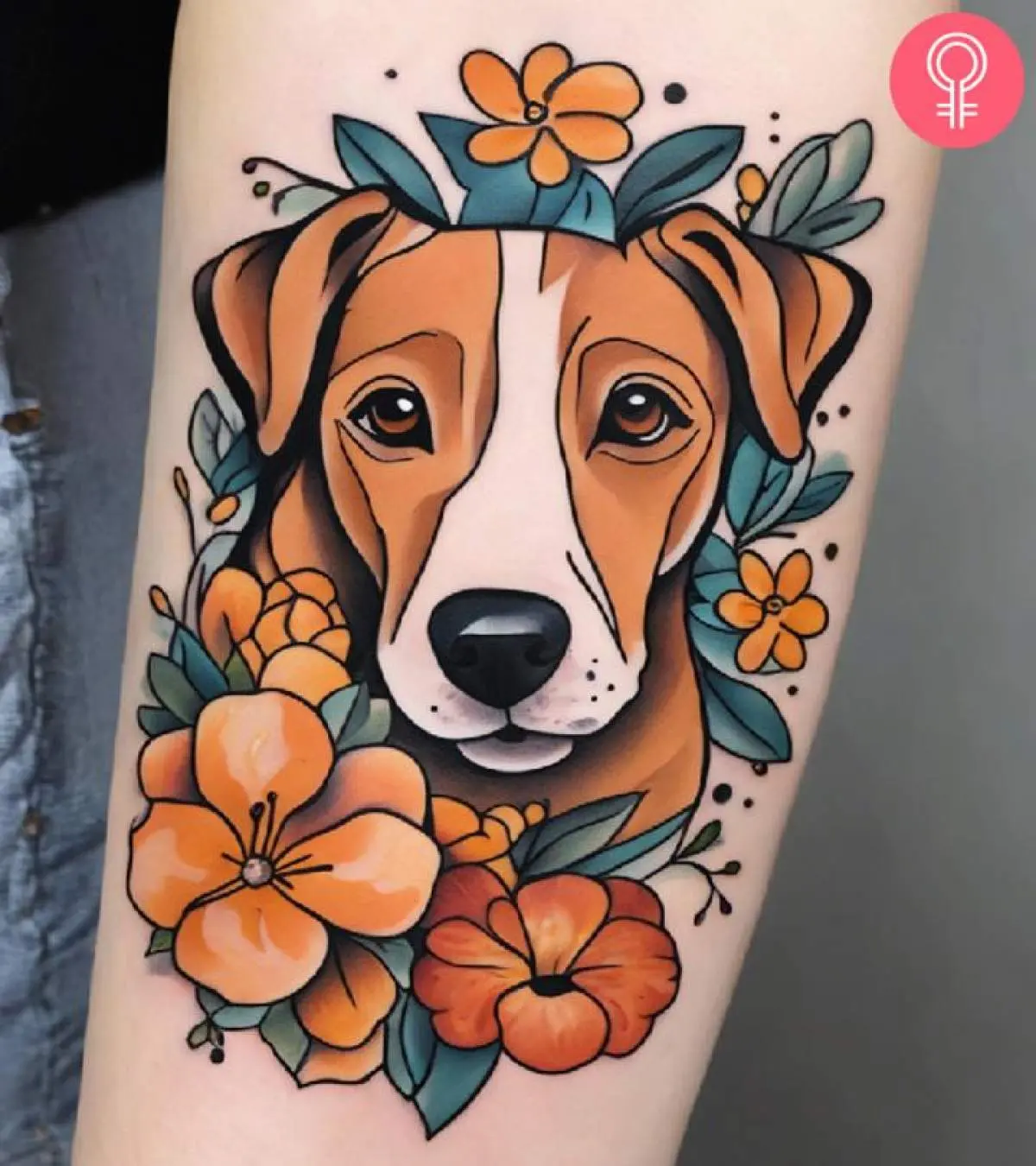Cartoon Puppy Tattoos
