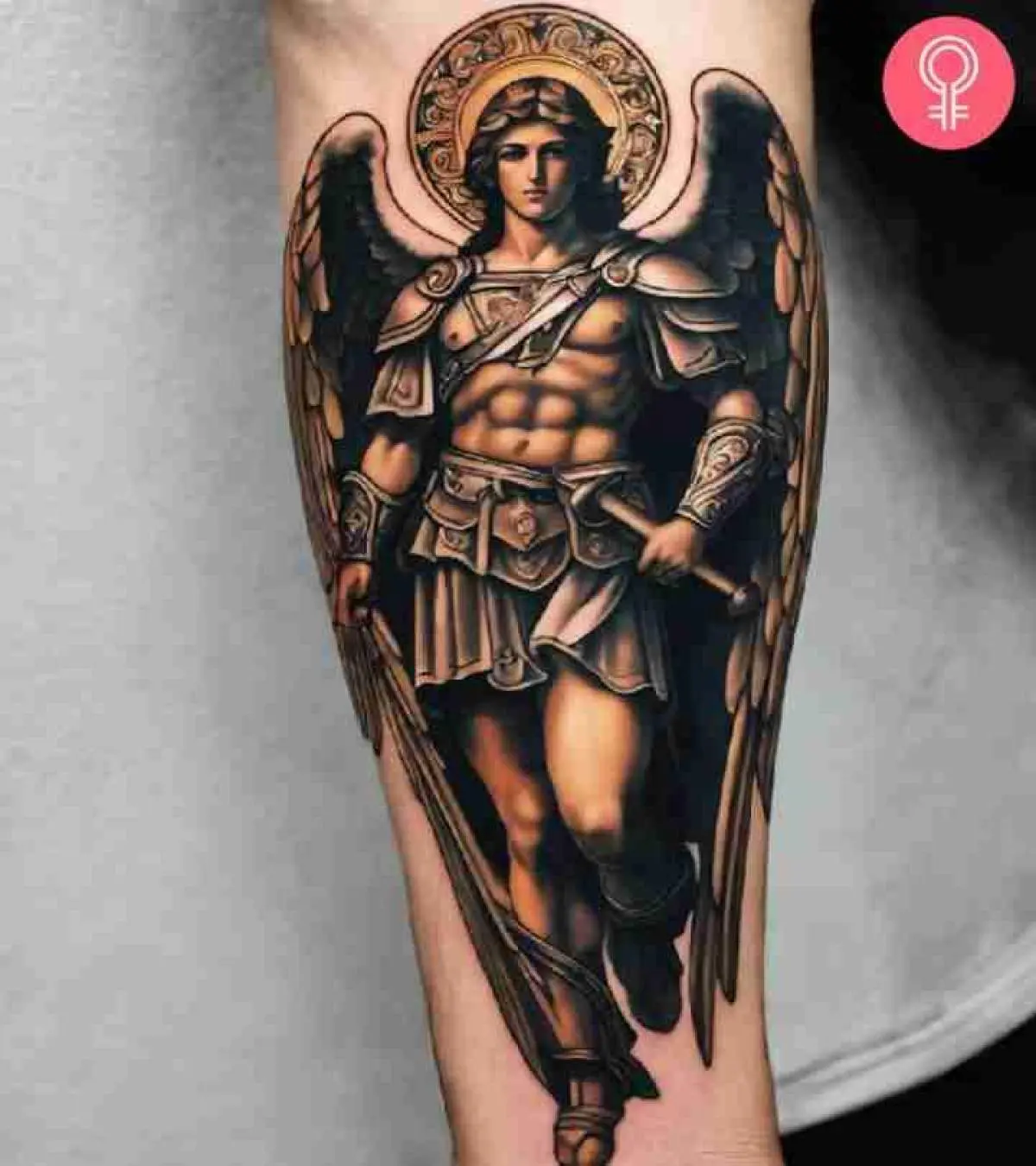 Archangel michael symbol tattoo photos - Wisconsintattoocompany.com