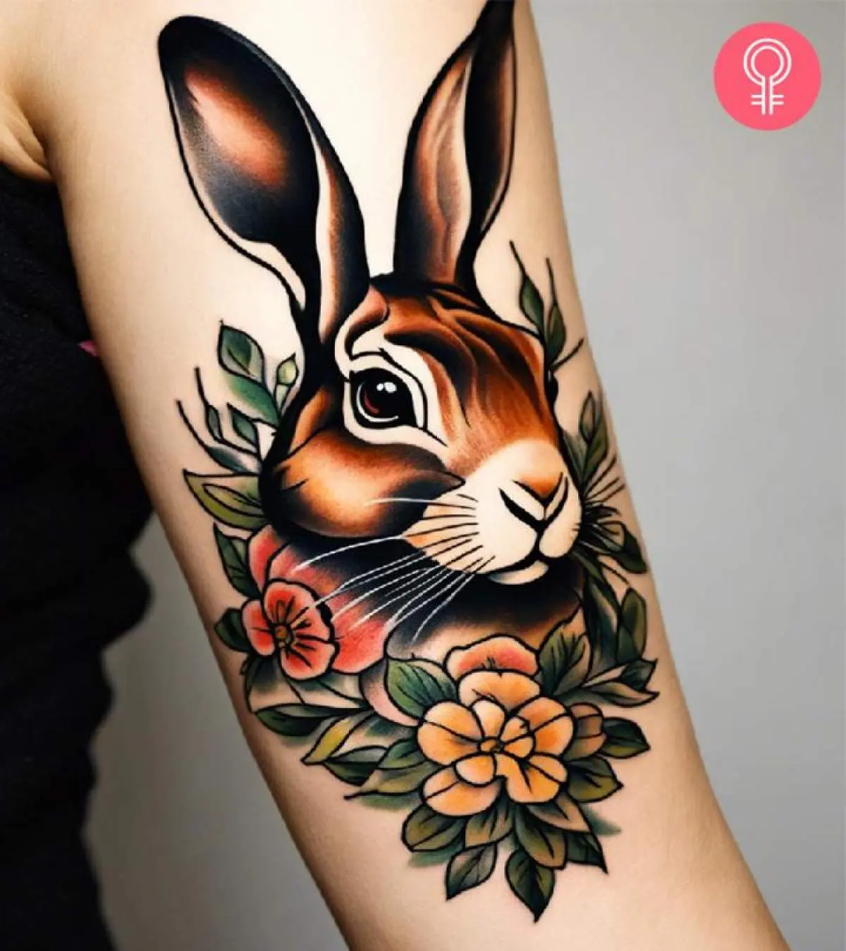 Rabbit Color Tattoos Tattoo Uploaded By Tattoodo • Tattoodo