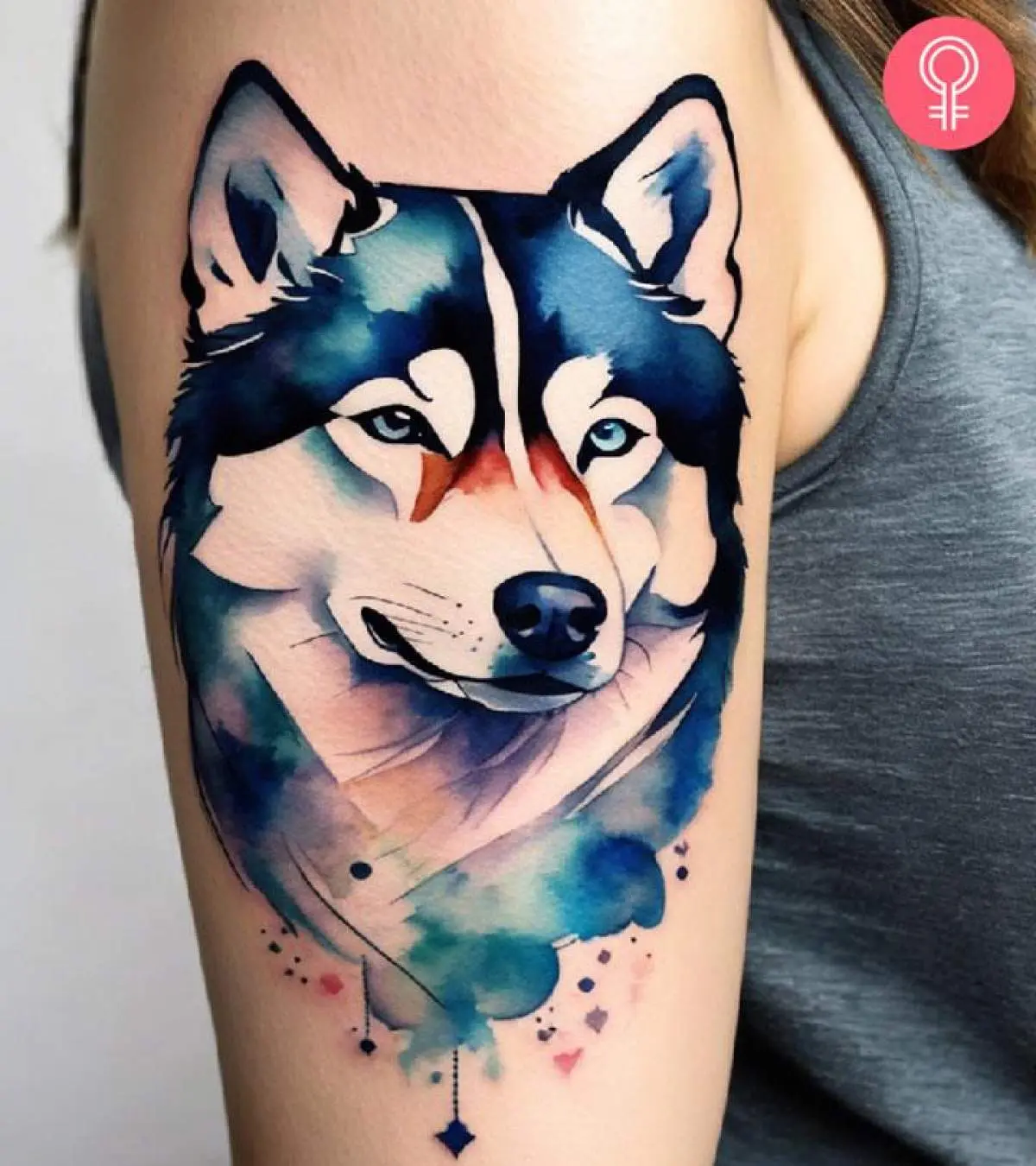 Beautiful Husky Tattoos
