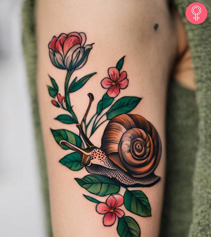 8 Stylish Snail Tattoo Designs To Showcase Your Unique Style