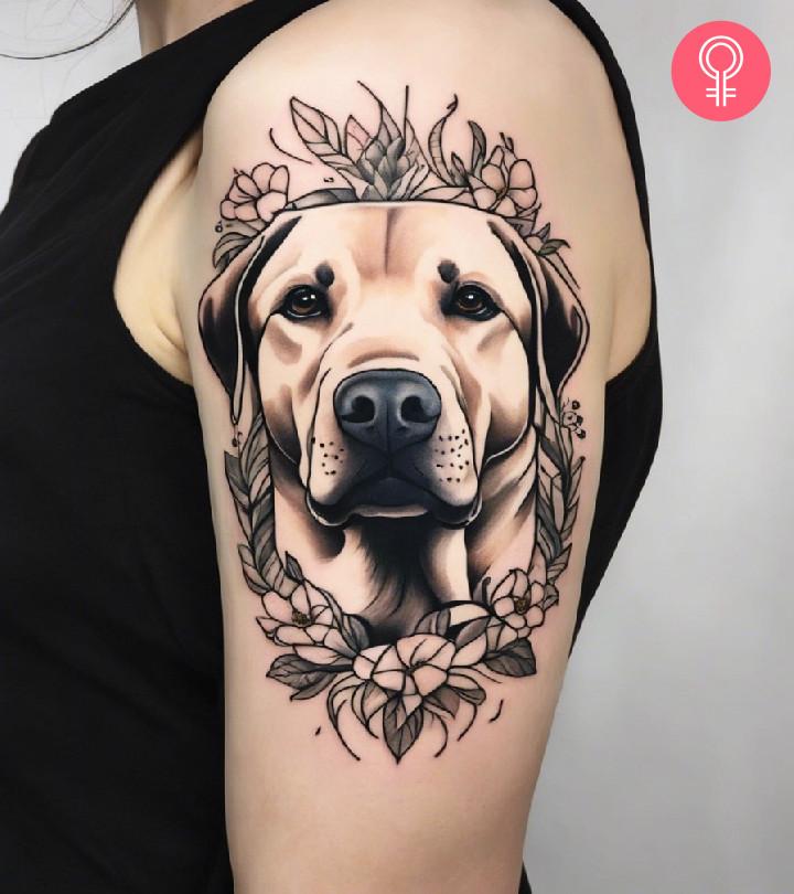 8 Amazing Labrador Tattoo Designs With Their Meaning