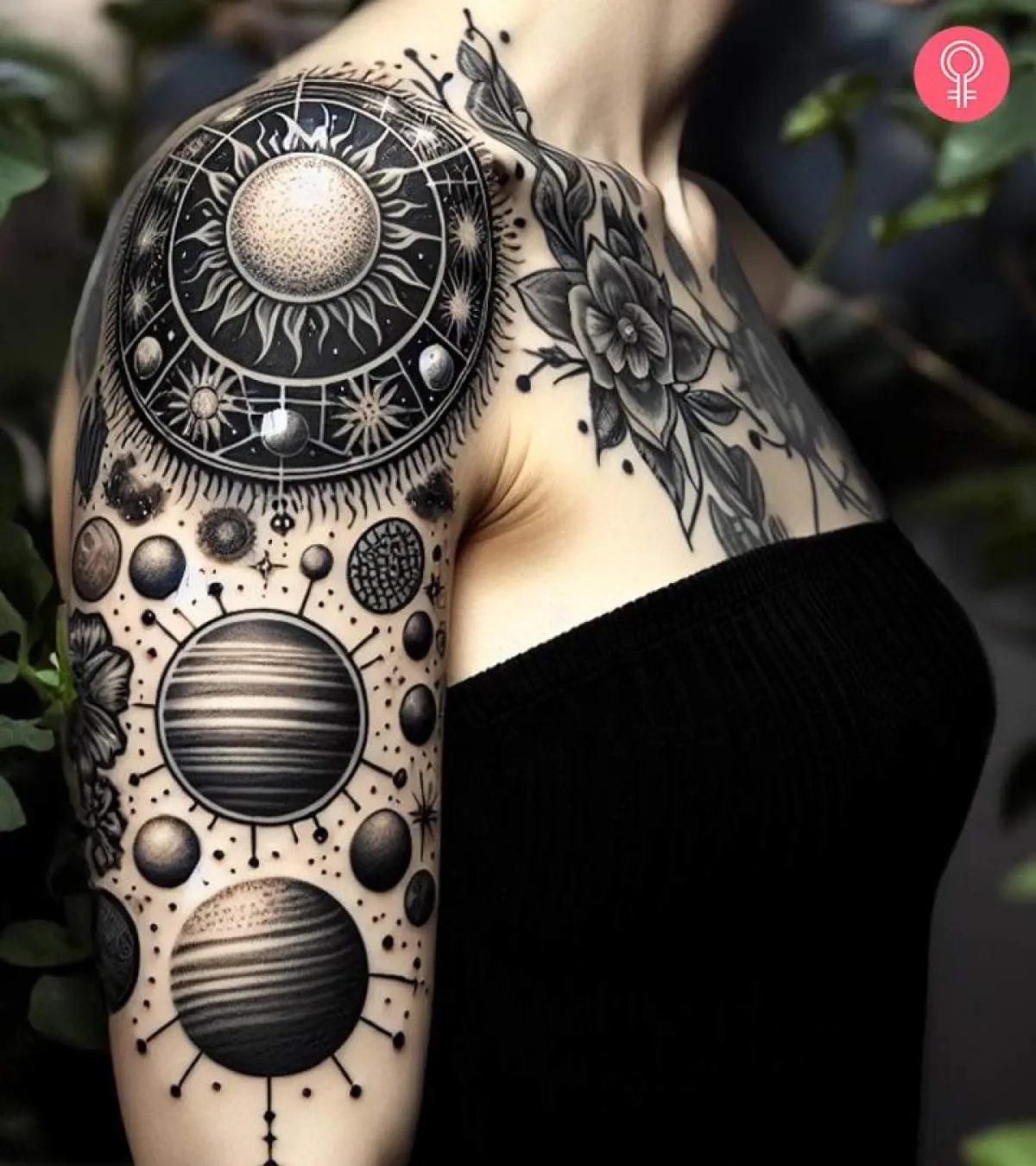 What Does Solar System Tattoo Mean 45 Ideas And Designs 8 Awesome