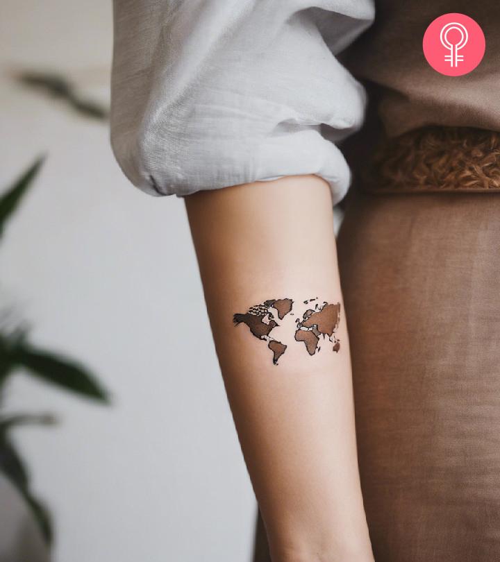 8 Inspiring Map Tattoo Designs for Wanderlust Souls