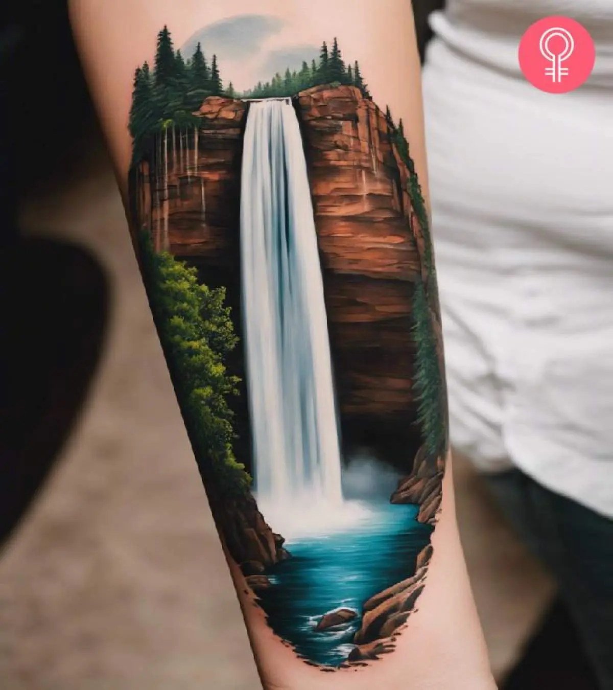 8 Creative Waterfall Tattoos And Their Meanings