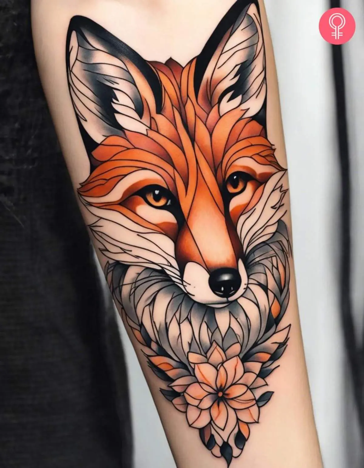 Graphic Fox Tattoos