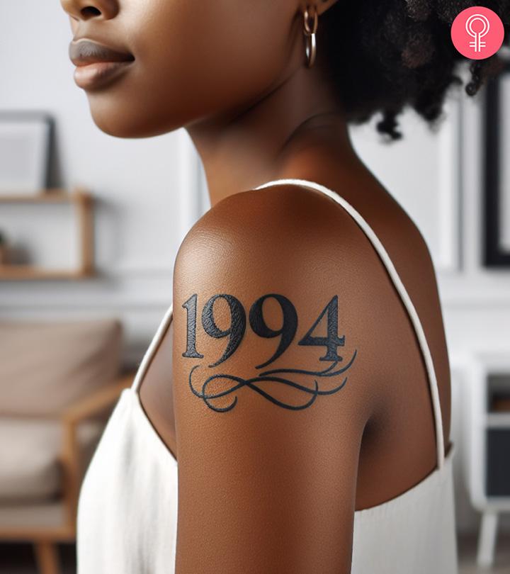 8 Stunning Birth Year Tattoo Design Ideas With Meaning