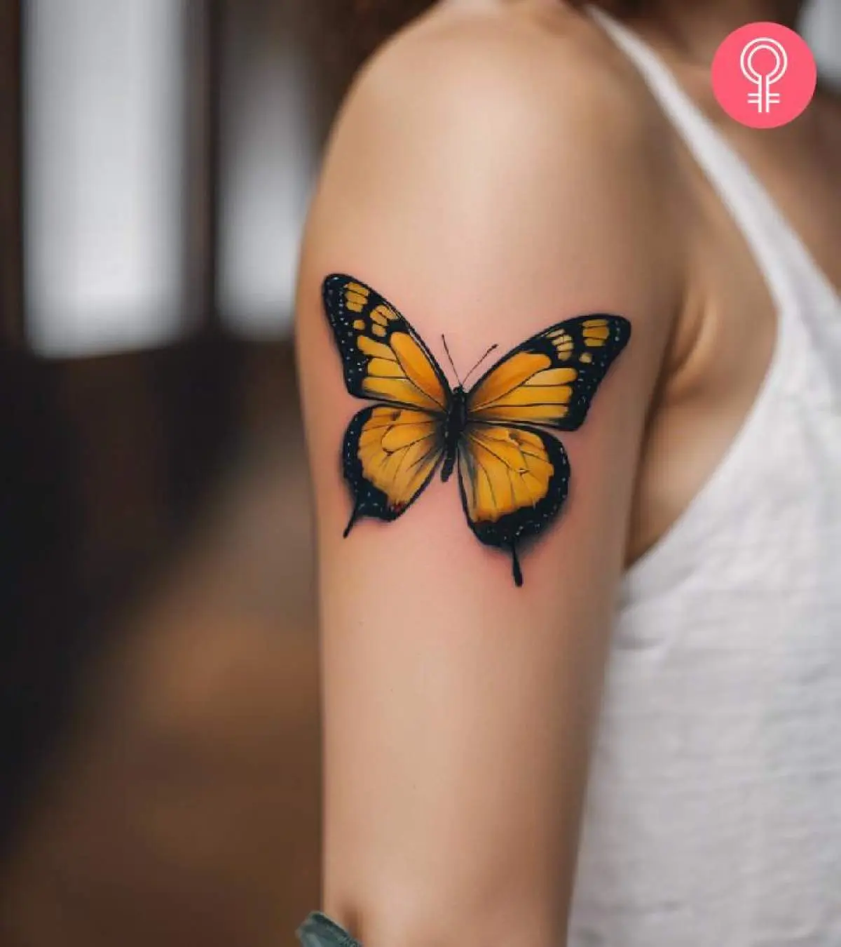 Monarch Butterfly Tattoo Shoulder RNR Custom Tattoos Beautiful