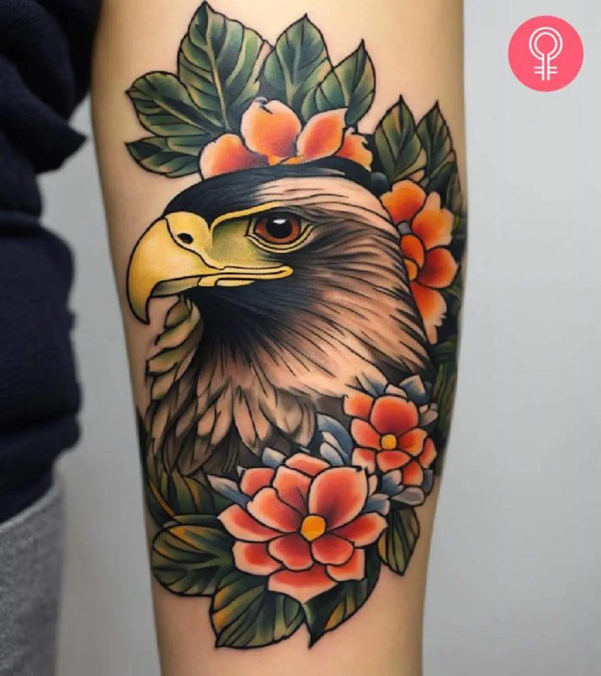 Traditional Eagle Shoulder Tattoos