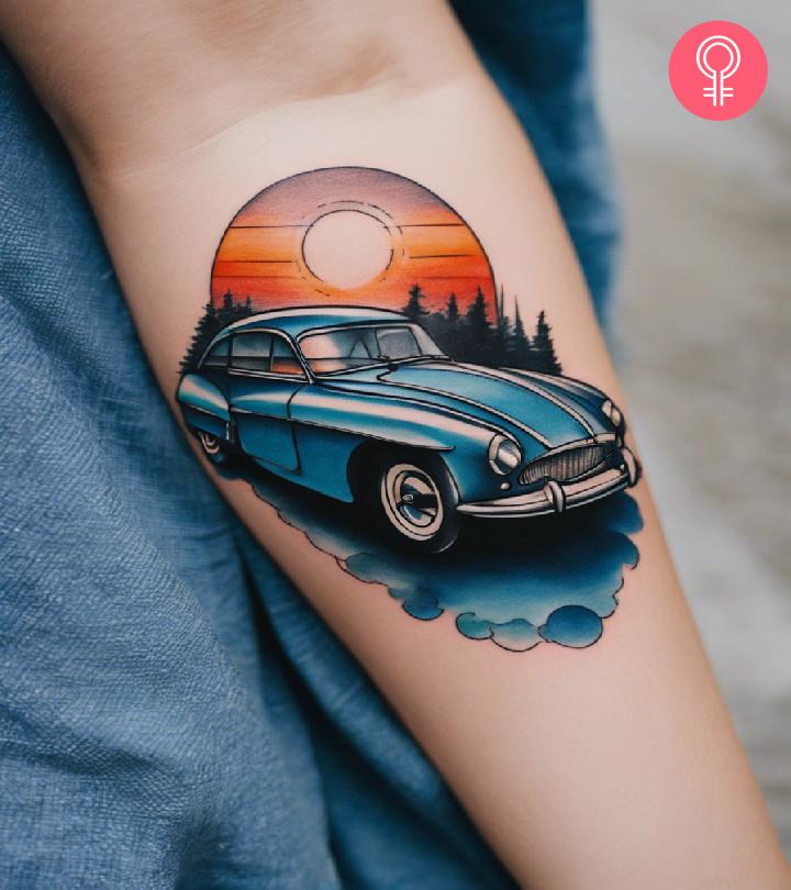 8 Awesome Car Tattoo Ideas For Car Lovers