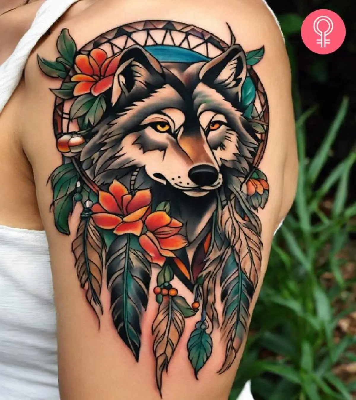 8 Best Wolf Dreamcatcher Tattoo Designs: Owning The Night