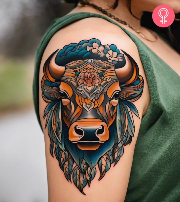 Top 8 Bison Tattoo Ideas With Meanings