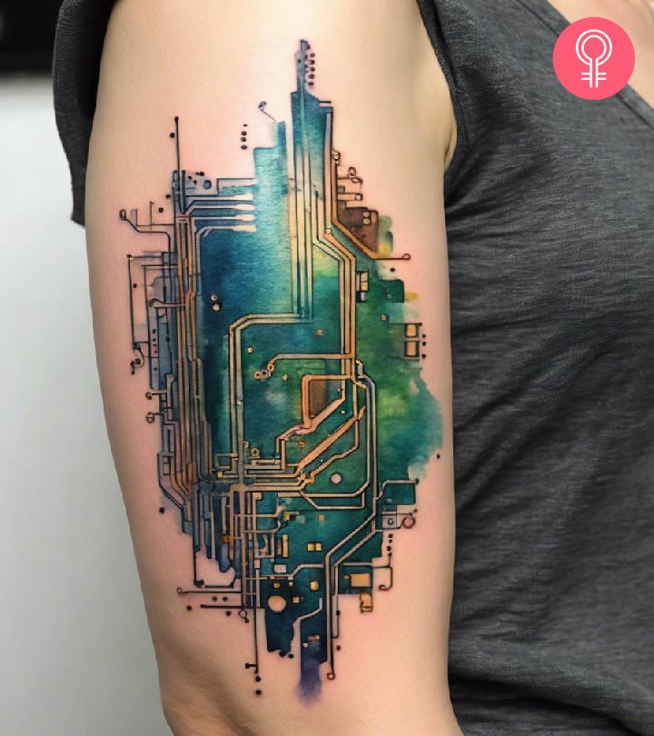 8 Amazing Circuit Board Tattoo Designs With Meanings