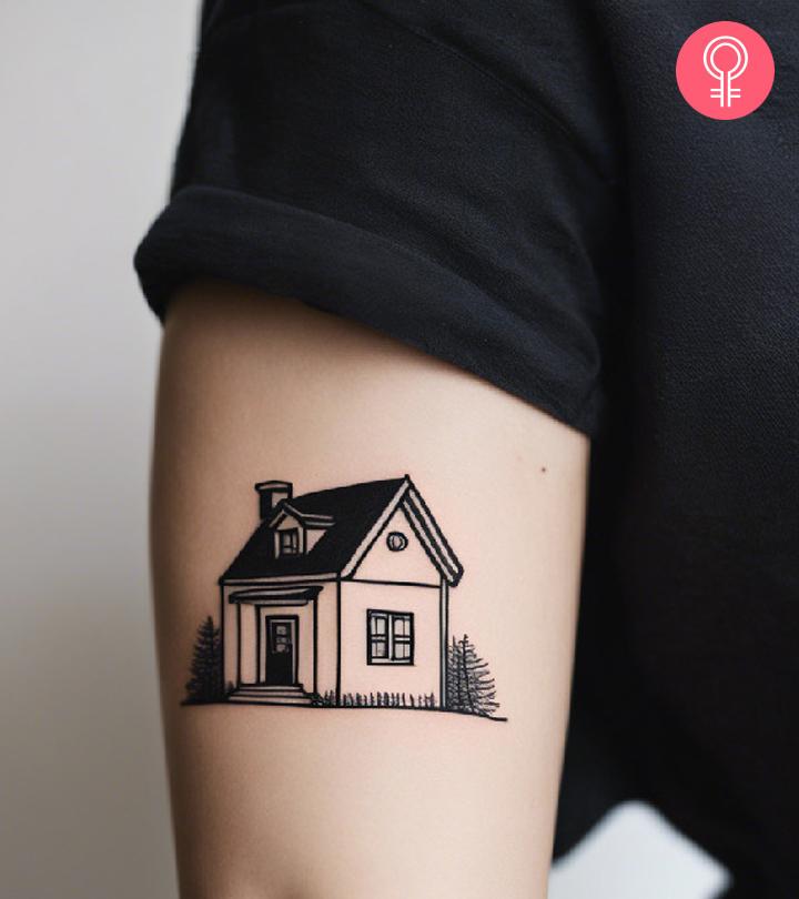 8 Amazing House Tattoo Design, Ideas with Meanings