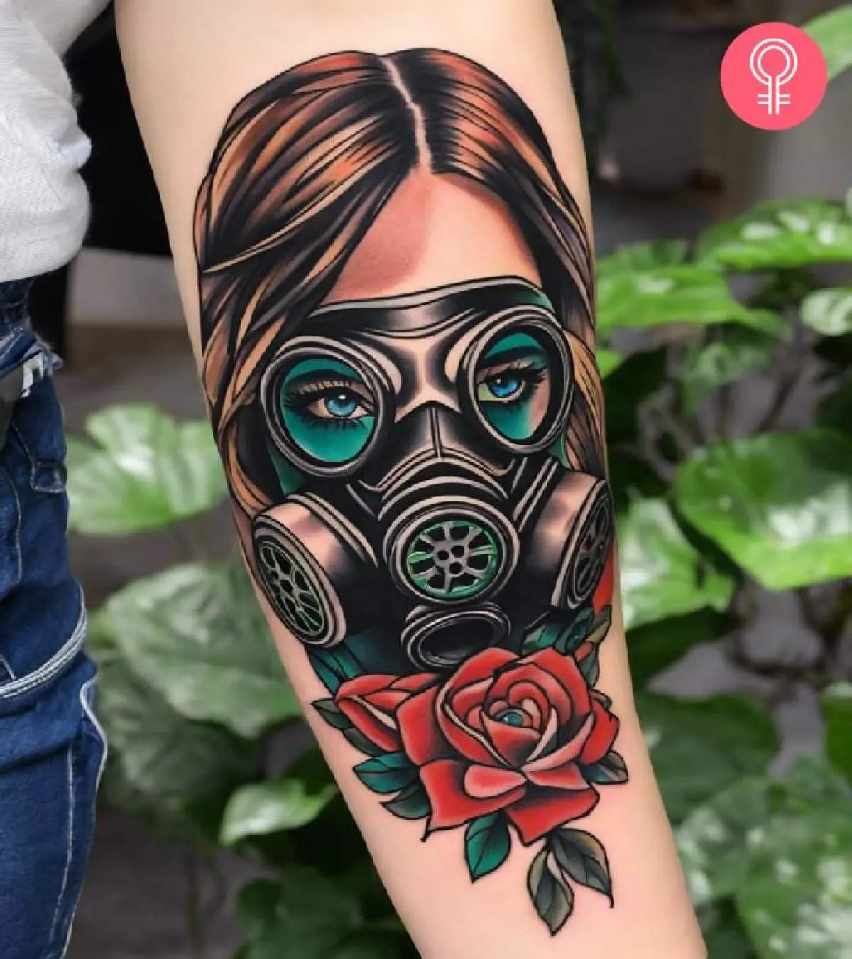 Skull gas mask tattoo - Bronctattooaus.com