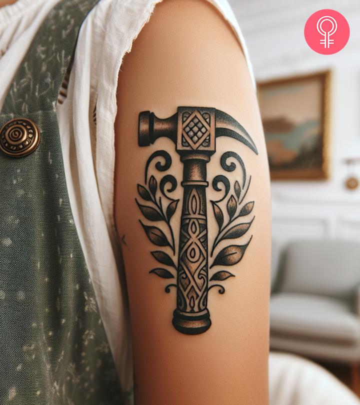 8 Best Hammer Tattoo Designs That Unveil Unique Inspirations