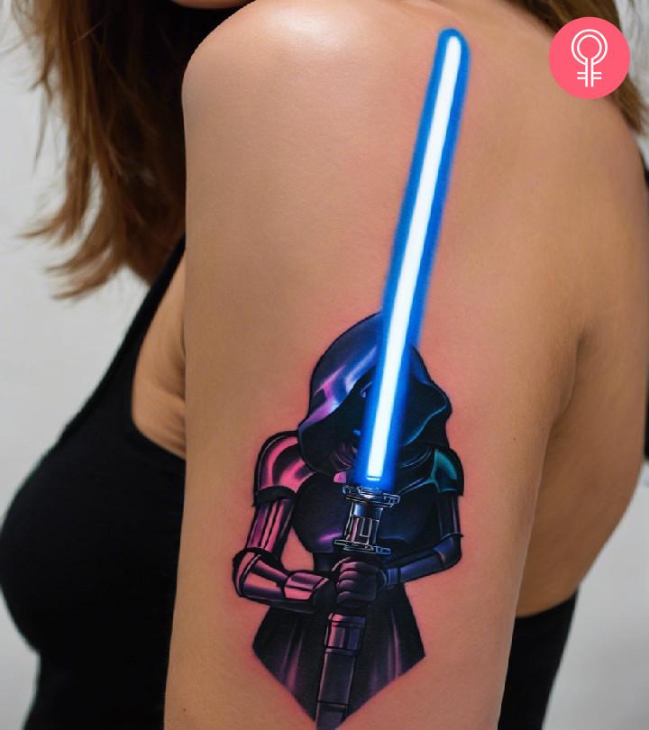 8 Lightsaber Tattoo Ideas For Embracing The Force With Permanent Ink