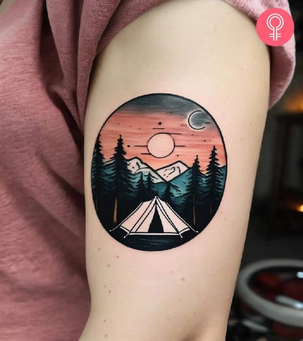 8 Eye-Catching Camping Tattoos Ideas With Meaning