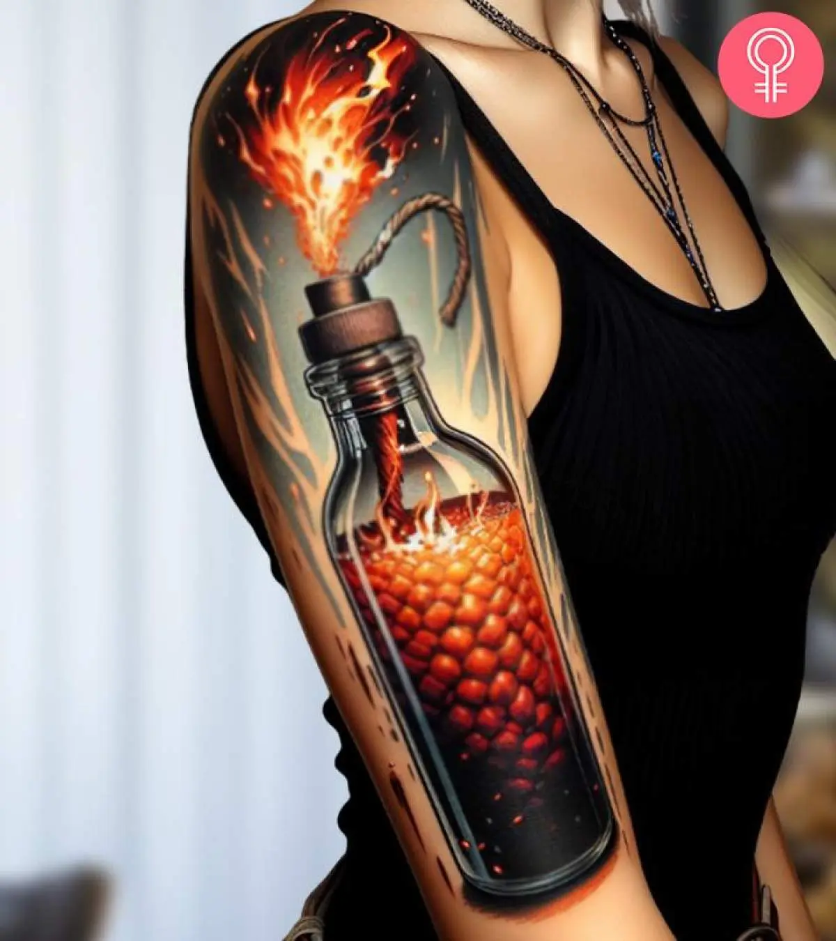 Molotov Cocktail Tattoo: 8 Bold Designs To Fuel Rebel Spirit