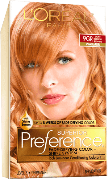 Strawberry Blonde Hair Dye Box
