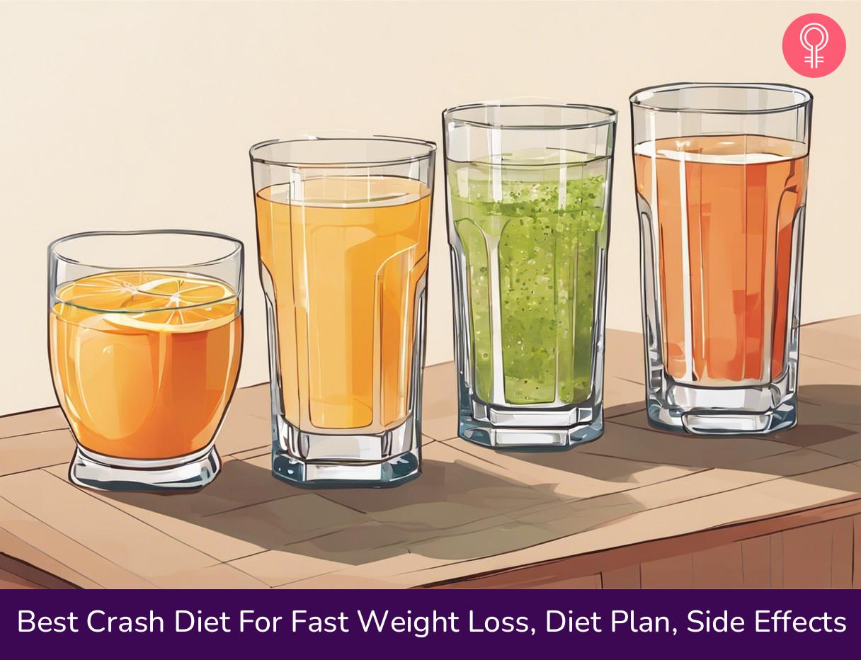 Best Crash Diet For Fast Weight Loss, Diet Plan, Side Effects
