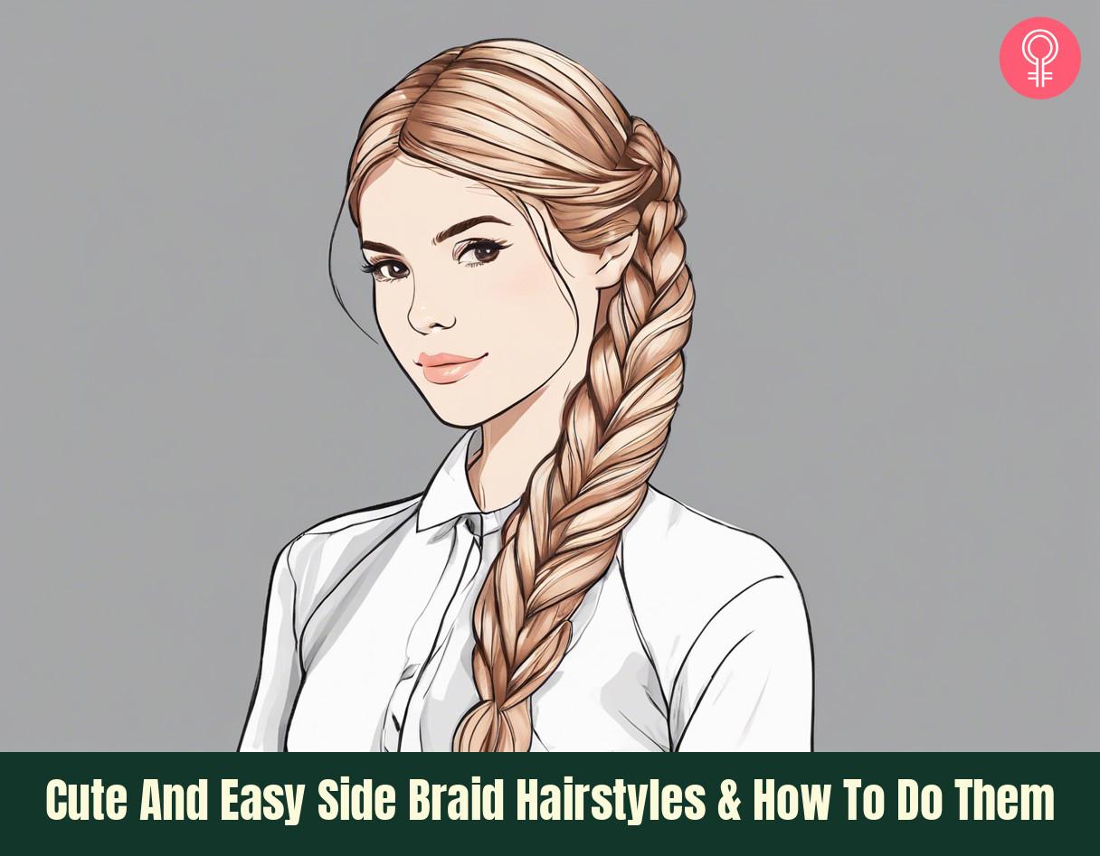34 Cute And Easy Side Braid Hairstyles & How To Do Them