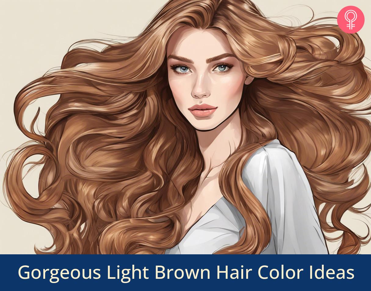 22 Gorgeous Light Brown Hair Color Ideas