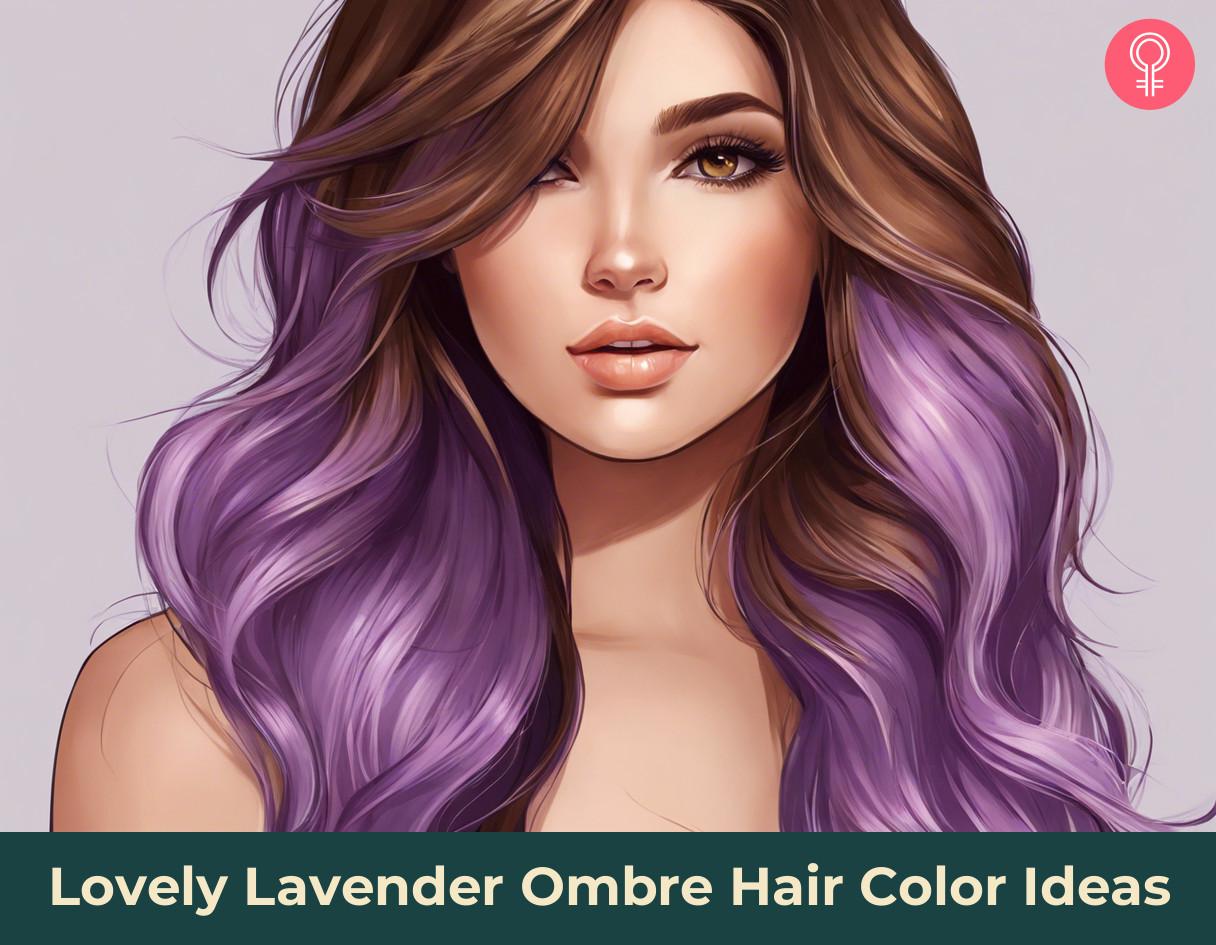 20 Lovely Lavender Ombre Hair Color Ideas