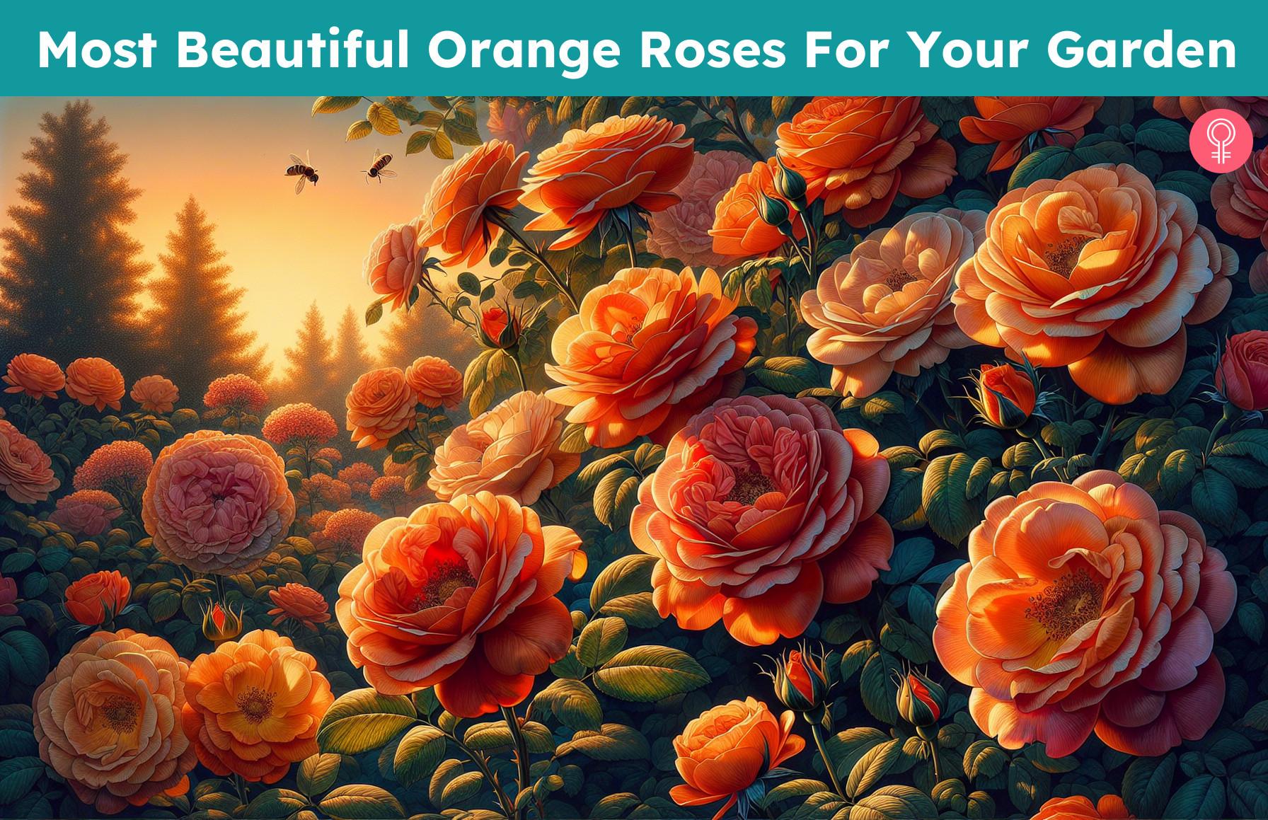 12 Most Beautiful Orange Roses For Your Garden