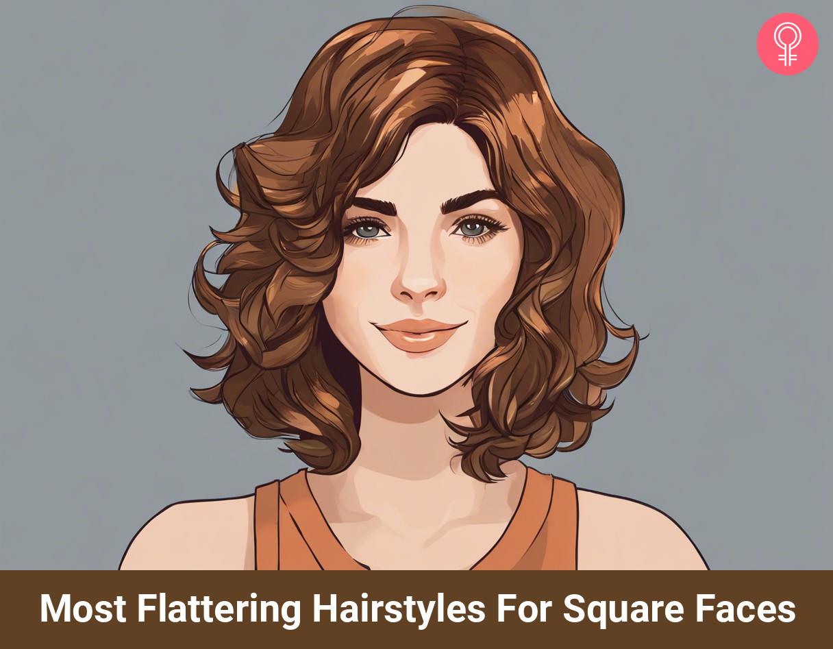 53 Most Flattering Hairstyles For Square Faces